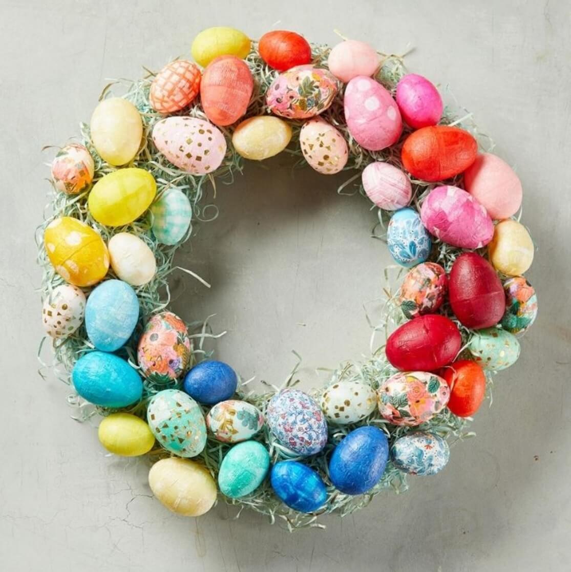 20 DIY Easter Wreaths To Make This Spring - Sweet Money Bee
