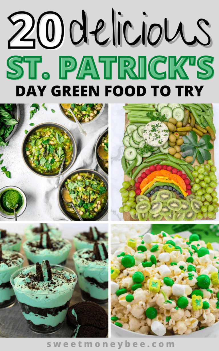 20+ Green Food Ideas For St. Patrick's Day - Sweet Money Bee