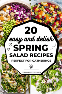 20+ Spring Salads That Are Fresh And Colorful - Sweet Money Bee