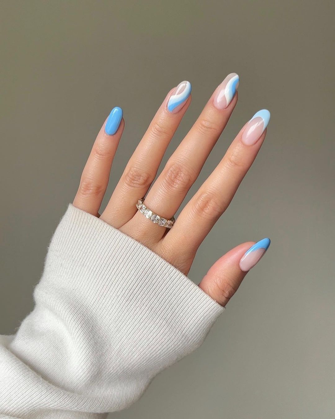 20+ Light Blue Nail Designs You Must Try - Sweet Money Bee