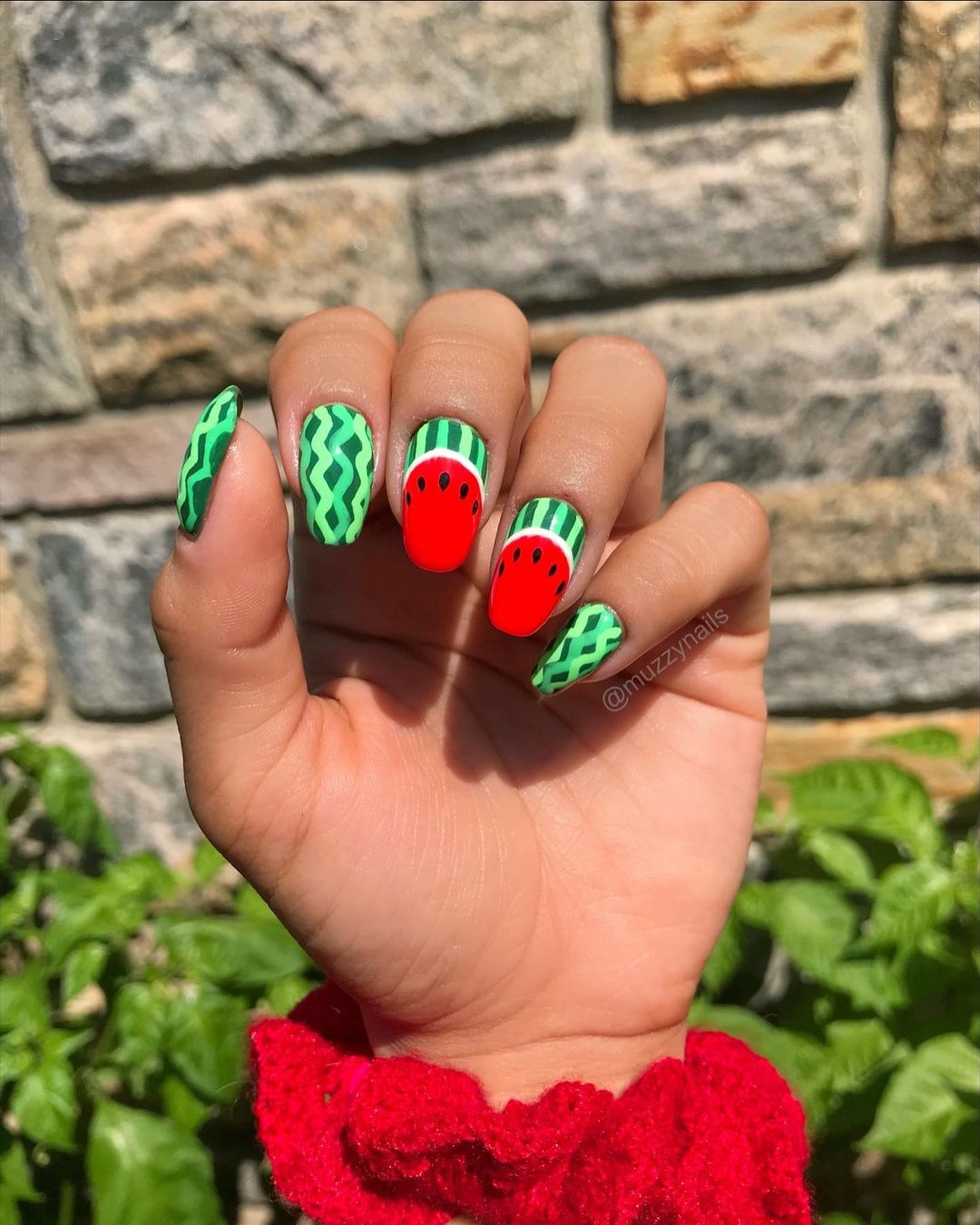 20 Watermelon Nail Designs - Sweet Money Bee