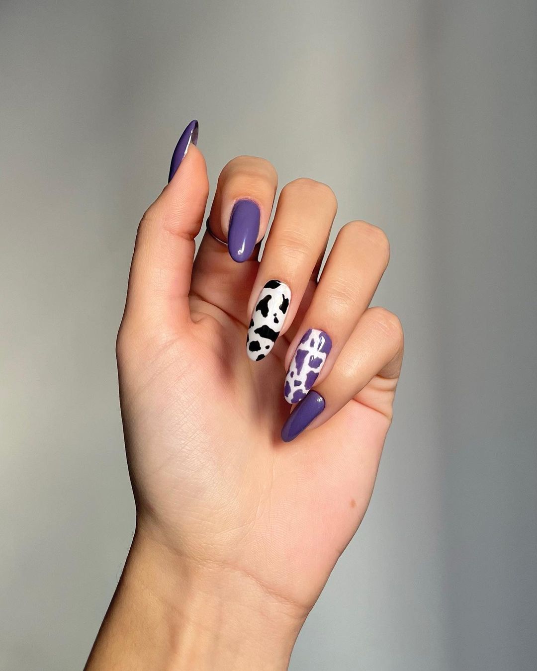 20+ Cow Print Nail Designs You Need To Try - Sweet Money Bee
