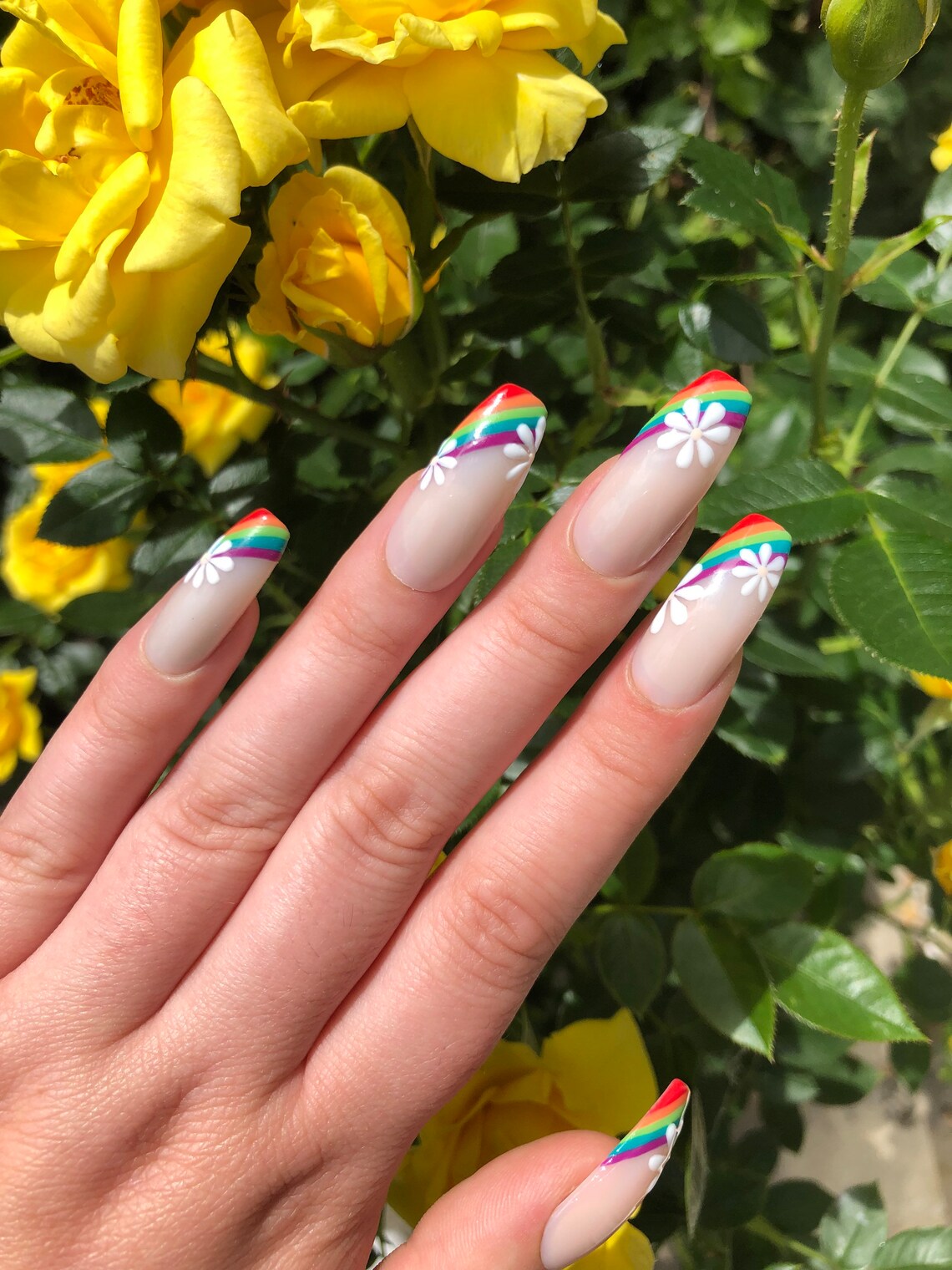 20+ Rainbow Nail Designs To Upgrade Your Manicure - Sweet Money Bee