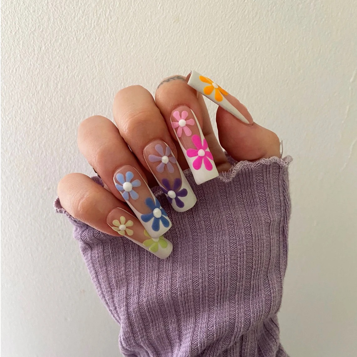 20+ Rainbow Nail Designs To Upgrade Your Manicure - Sweet Money Bee