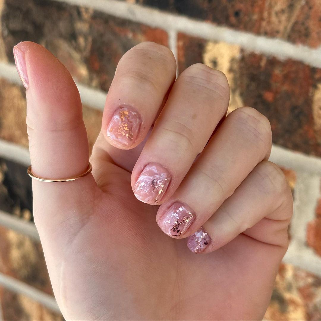20+ Rose Gold Nails for an Elegant Nail Look - Sweet Money Bee