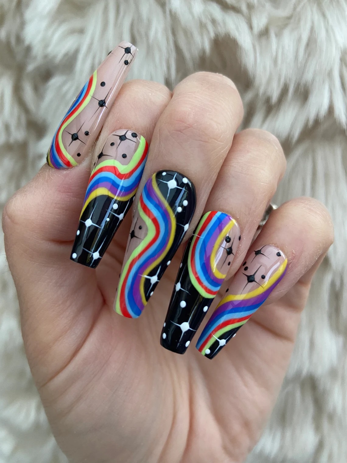 20+ Rainbow Nail Designs To Upgrade Your Manicure - Sweet Money Bee