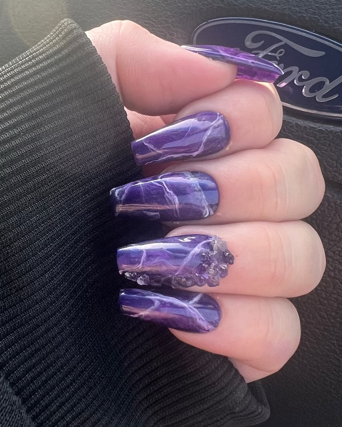 20+ Marble Nail Designs You Will Fall in Love With - Sweet Money Bee