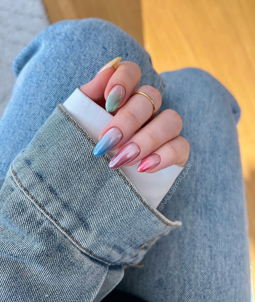 20+ Rainbow Nail Designs To Upgrade Your Manicure - Sweet Money Bee