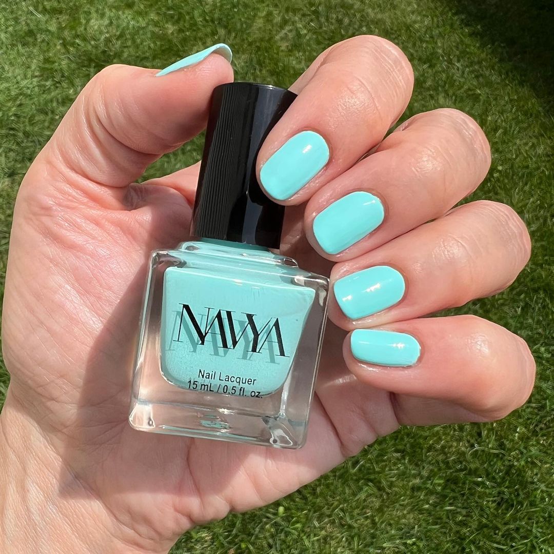 20+ Turquoise Nail Designs To Show Your Nail Tech - Sweet Money Bee