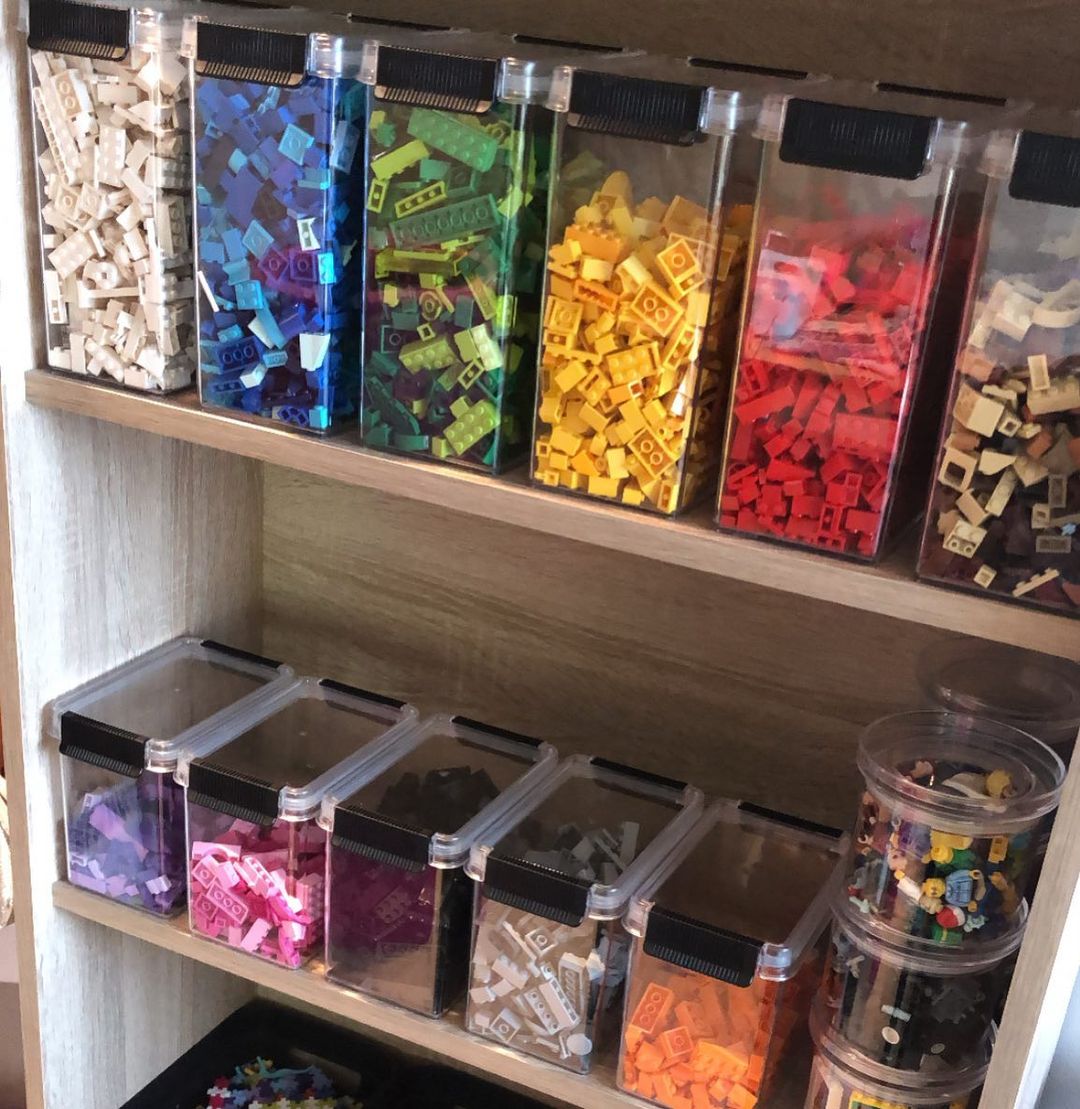 25 Best LEGO Storage Ideas To Keep Organized - Sweet Money Bee