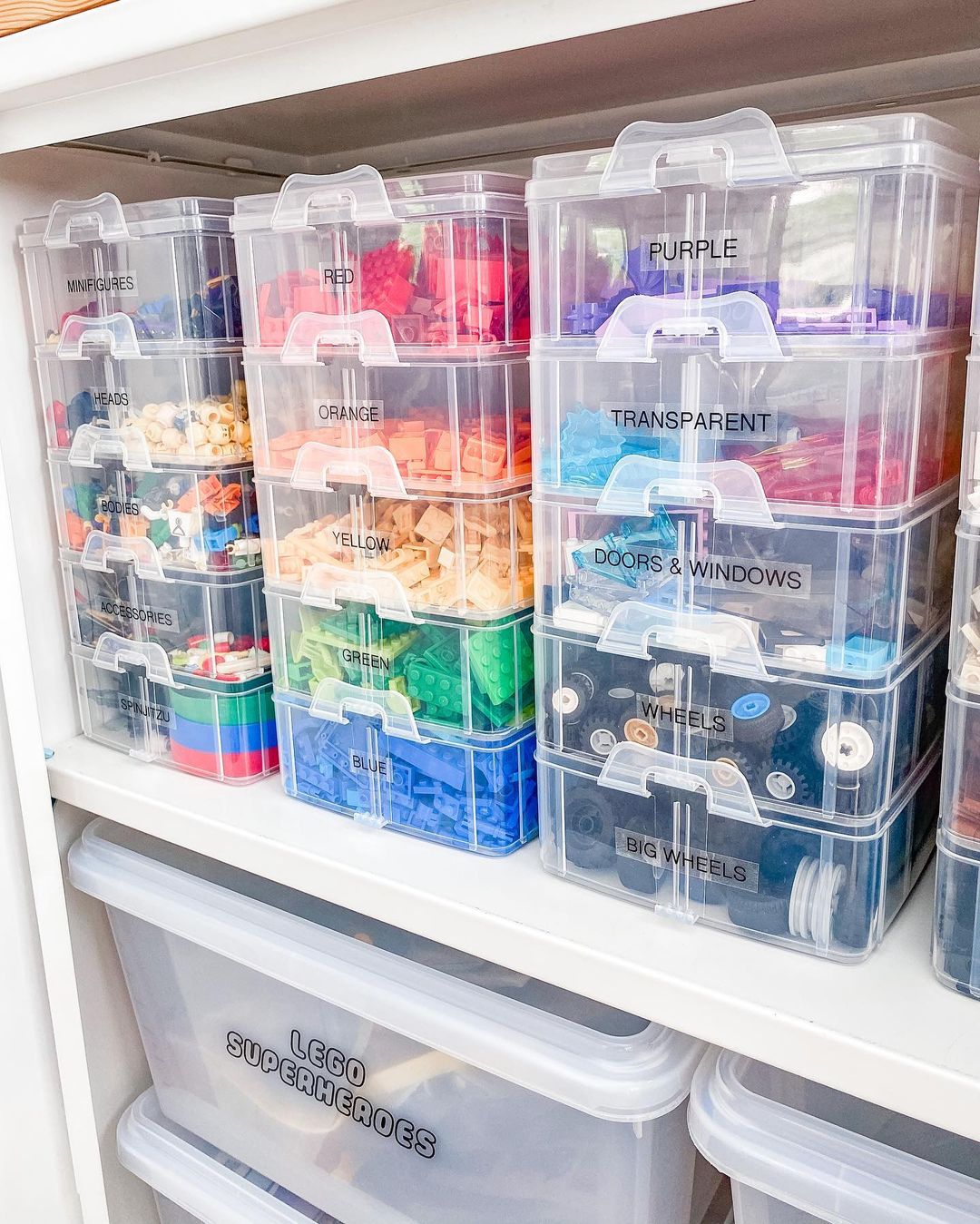 25 Best LEGO Storage Ideas To Keep Organized - Sweet Money Bee