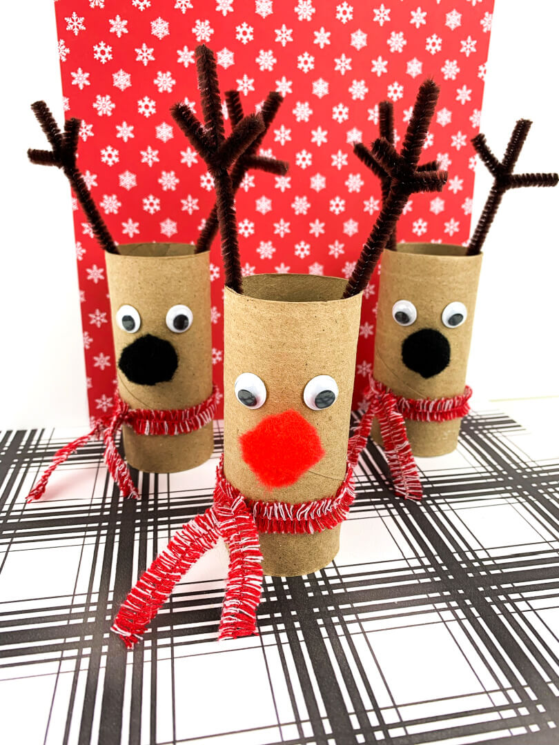20 Easy Reindeer Crafts - Fun Winter Crafts - Sweet Money Bee