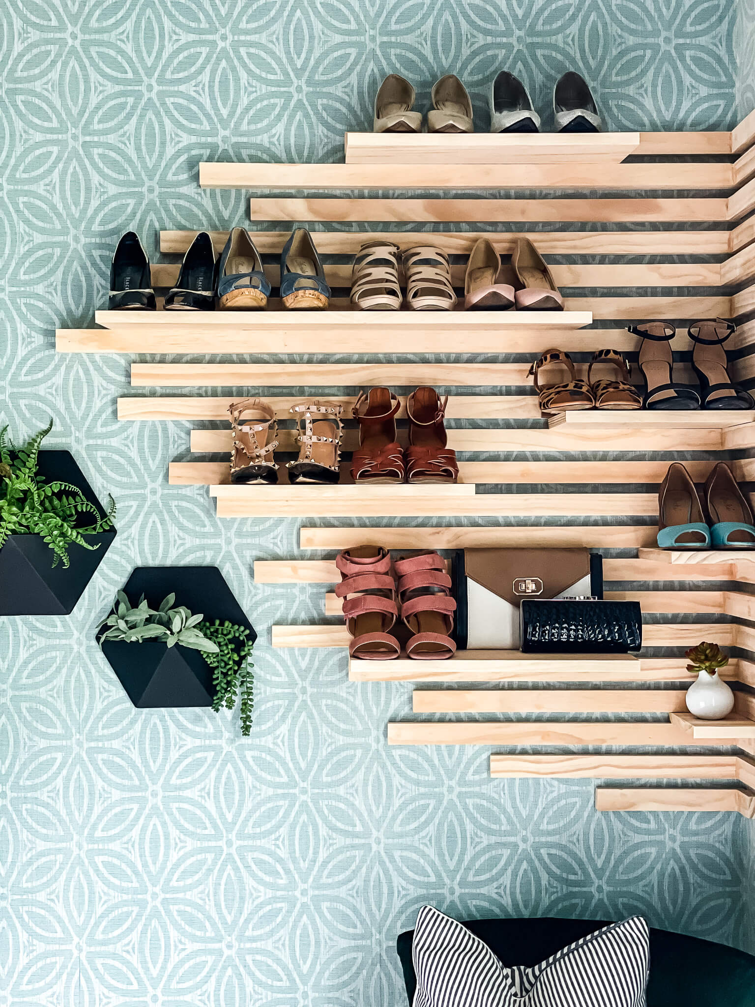 15+ Clever Shoe Storage Ideas to Tidy Up Small Spaces - Sweet Money Bee