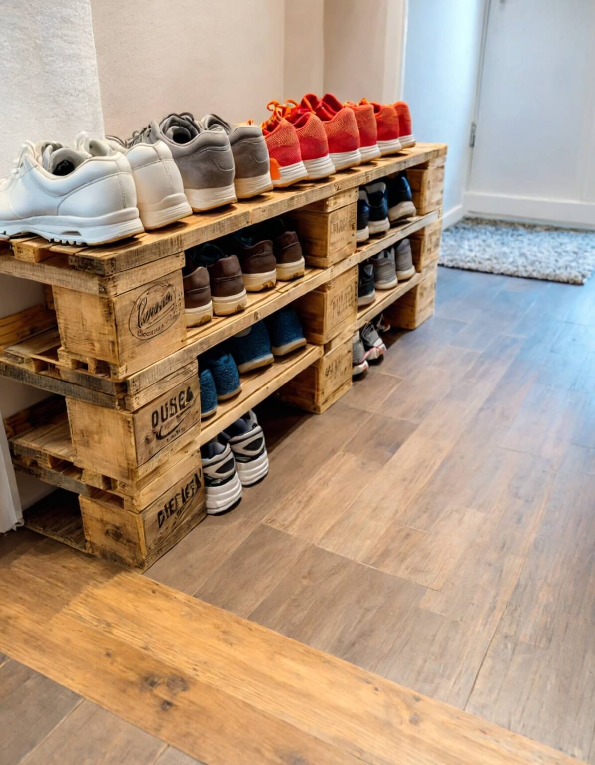 15+ Clever Shoe Storage Ideas to Tidy Up Small Spaces - Sweet Money Bee